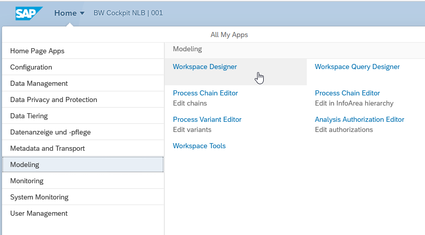 External HANA Views - Generating external HANA views from BW objects